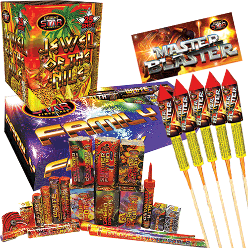 Family Firework Bundle - 24pce | Home Delivery Fireworks