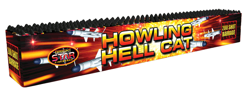 Howling Hellcat 200 Shot Barrage | Home Delivery Fireworks