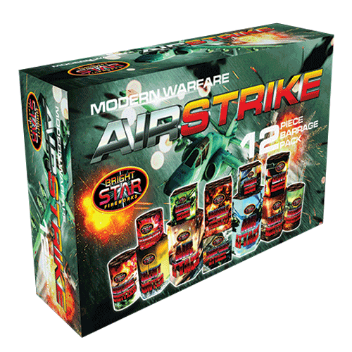 Air Strike Barrage Pack - 12 Pce | Online Fireworks Delivery | Home ...