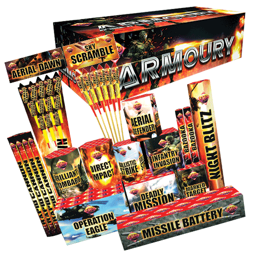 Armoury Crate Firework Display Kit | Home Delivery Online Fireworks