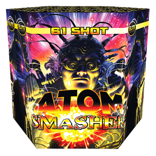 Atom Smasher 61 Shot Barrage | Home Delivery Fireworks