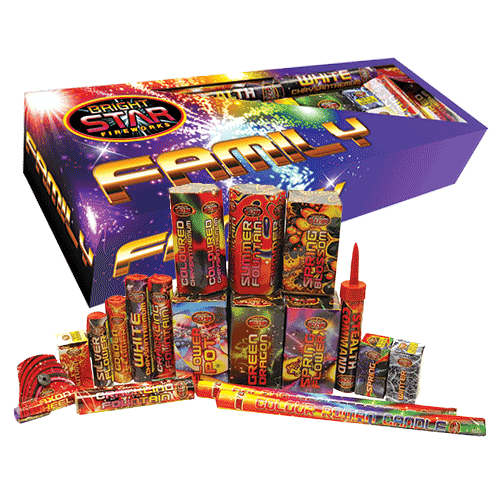 Family 18pce Selection Box | Home Delivery Fireworks