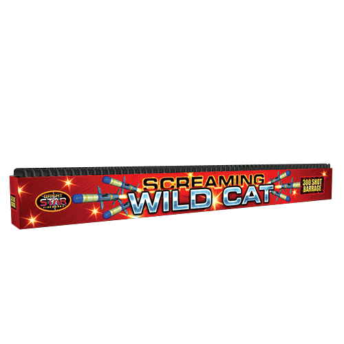 Screaming Wildcat 300 Shot Barrage | Home Delivery Fireworks