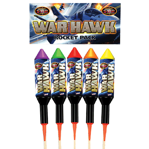 War Hawk Rocket Pack - 5pce | Home Delivery Fireworks